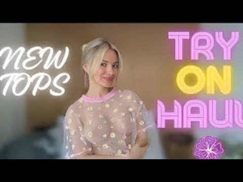 4K Try on Haul Transparent Clothes | No Bra Challenge 2024 Trend New #fashionhaul
