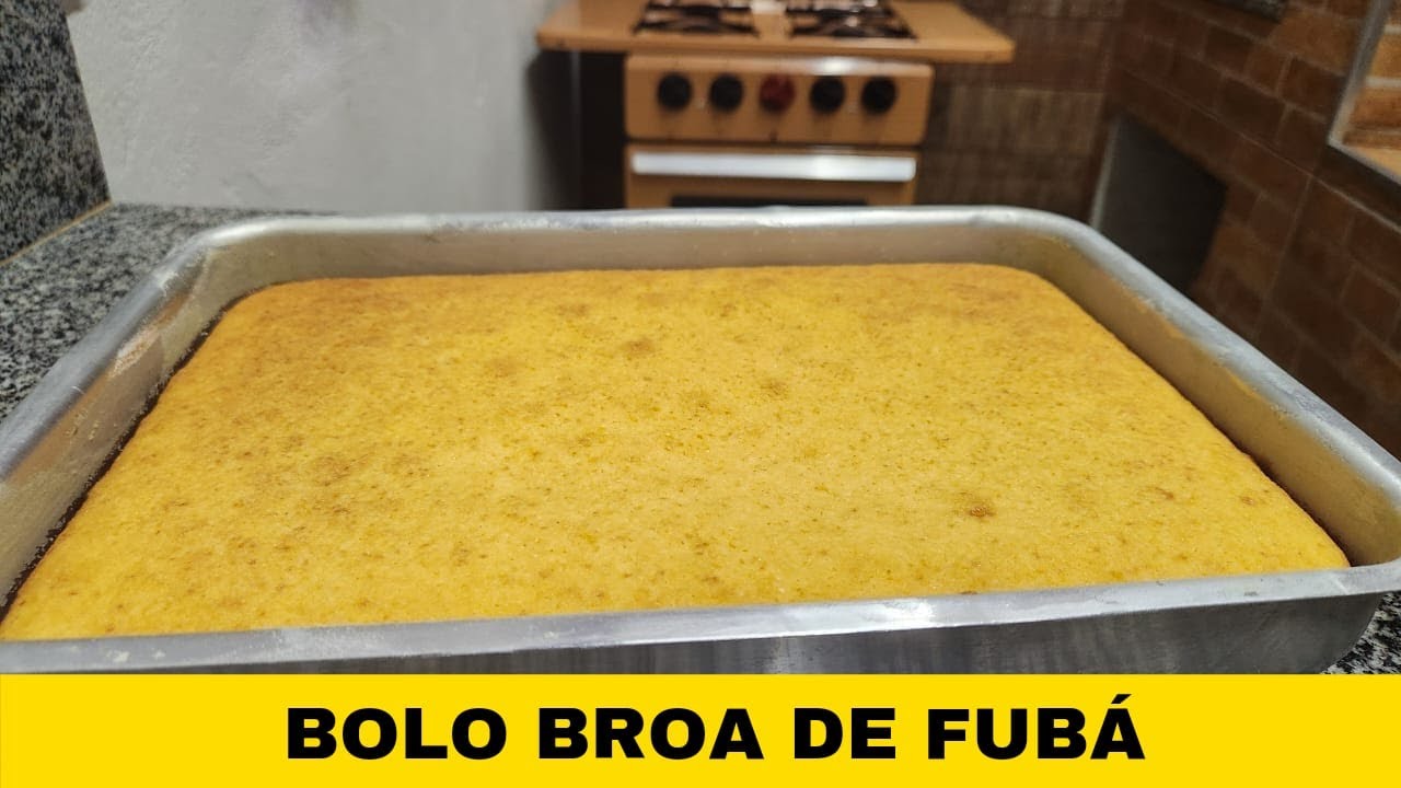 BOLO BROA DE FUBÁ | BROA MINEIRA - YouTube