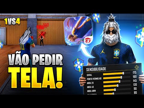 ATUALIZADA 2026! 🔥 a MELHOR SENSIBILIDADE Com e Sem DPI para SUBIR CAPA na ATUALIZAÇÃO do FREE FIRE!
