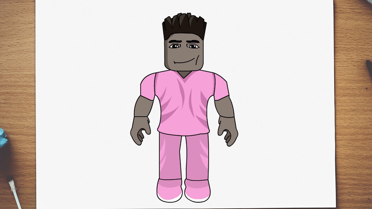 Roblox drawing people avatars #108 - YouTube