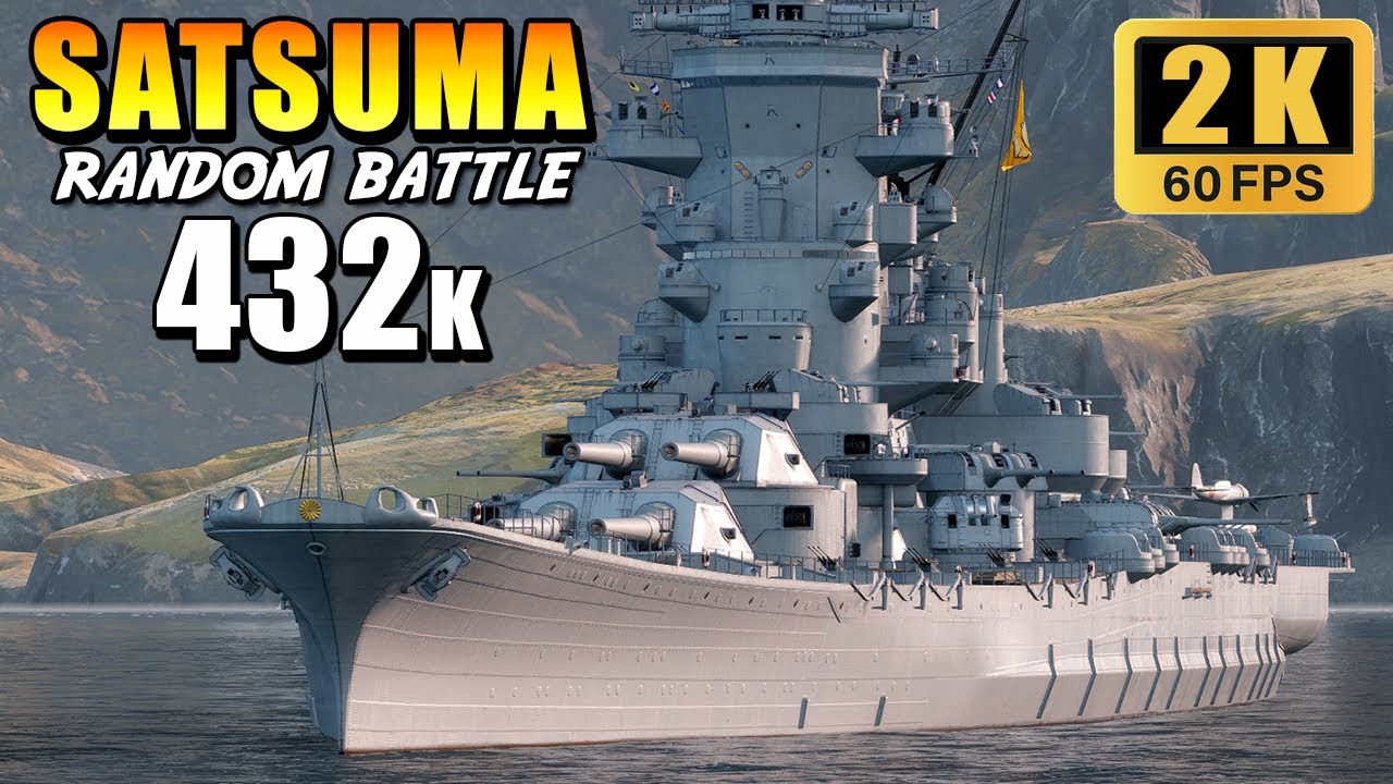 Satsuma - 510mm guns crushed thick armor like paper - YouTube