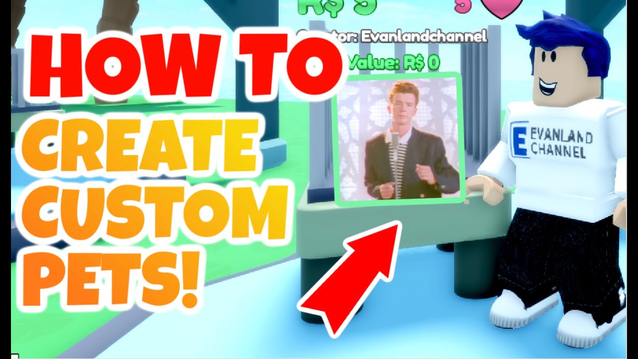 HOW TO CREATE CUSTOM PETS AND CUSTOM DECALS IN ADOPT PETS ROBLOX ...