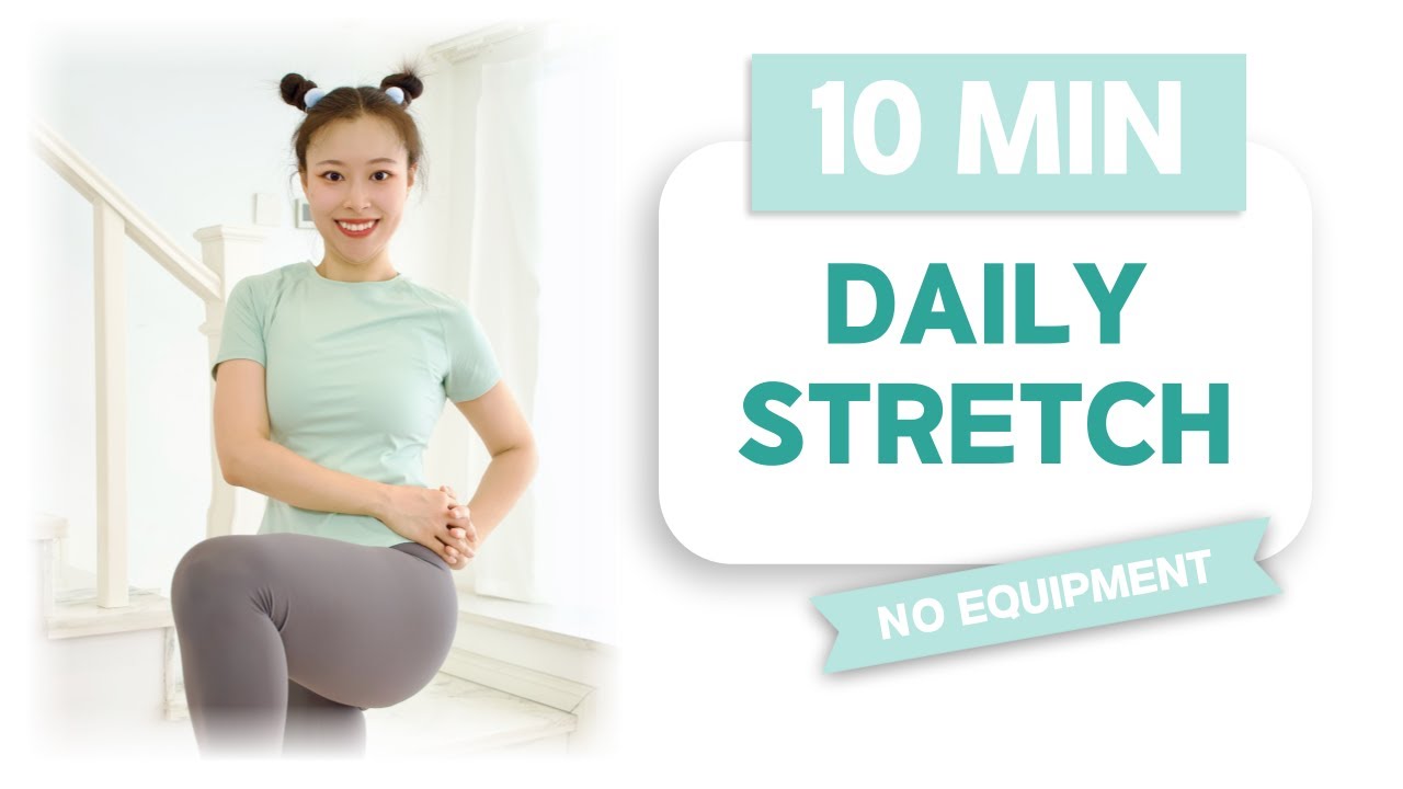 10 Min DAILY STRETCH for BEGINNERS | No Equipment - YouTube