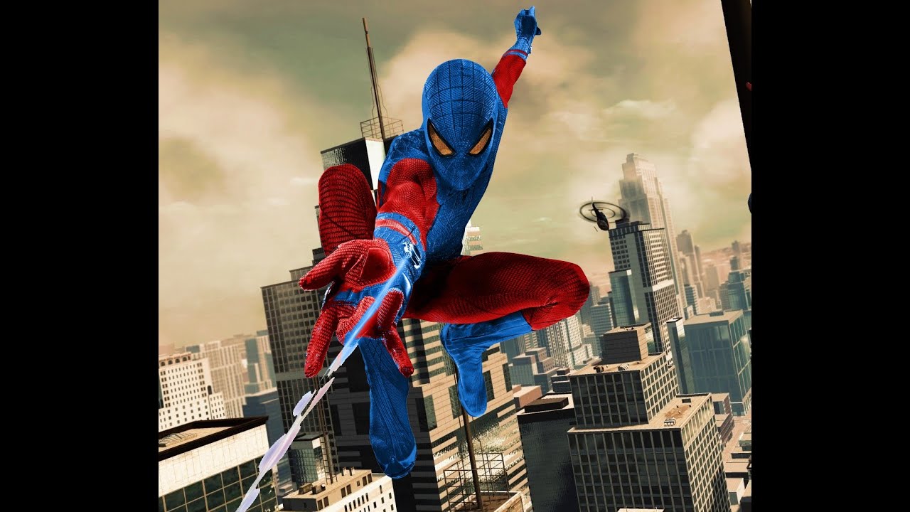 The amazing spiderman mod spiderman blue and red - YouTube