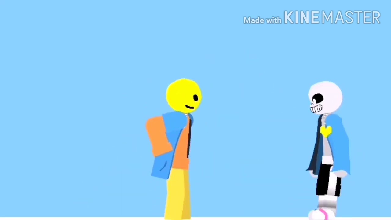 Roblox tale vs undertale sans vs noob - YouTube