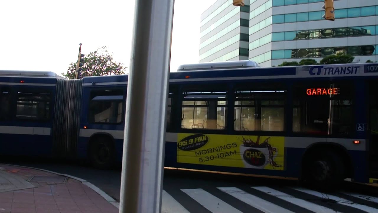 CT Transit Action In Stamford With New Flyer D40LFs, Xcelsiors, NovaBus ...