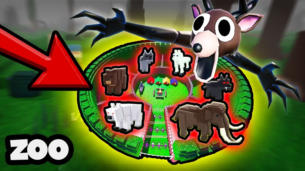 I Built THE SAFEST ZOO BASE in 99 Nights in the Forest! (Roblox) - YouTube