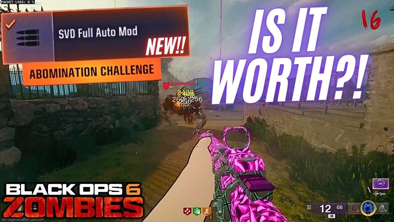 is the SVD FULL AUTO MOD good against MO?!?! (Abomination Challenge BO6 ...