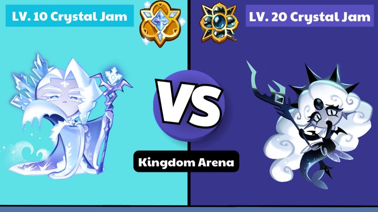 Frost Queen’s Crystal Jam Lv.10 vs. Black Pearl’s Crystal Jam Lv.20 ...