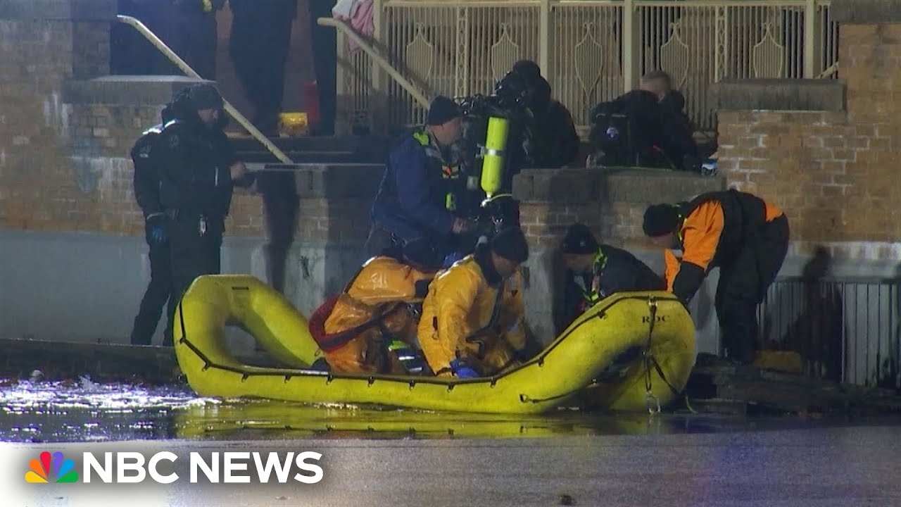 12-year-old dies after falling through an ice pond in New York - YouTube