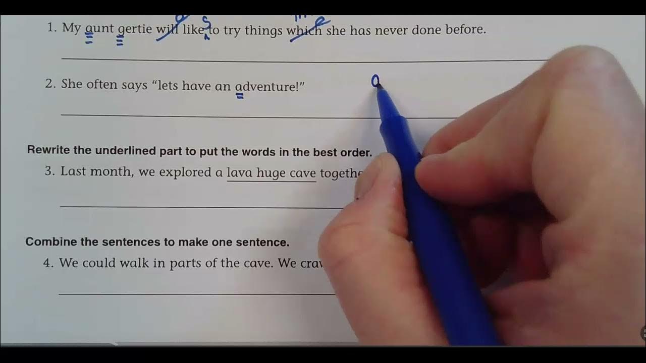 Daily Language Review Week 11 Day 1 - YouTube