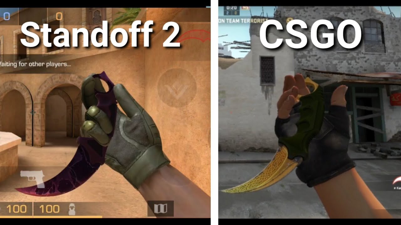 Standoff 2 vs CSGO Gun Comparison - YouTube