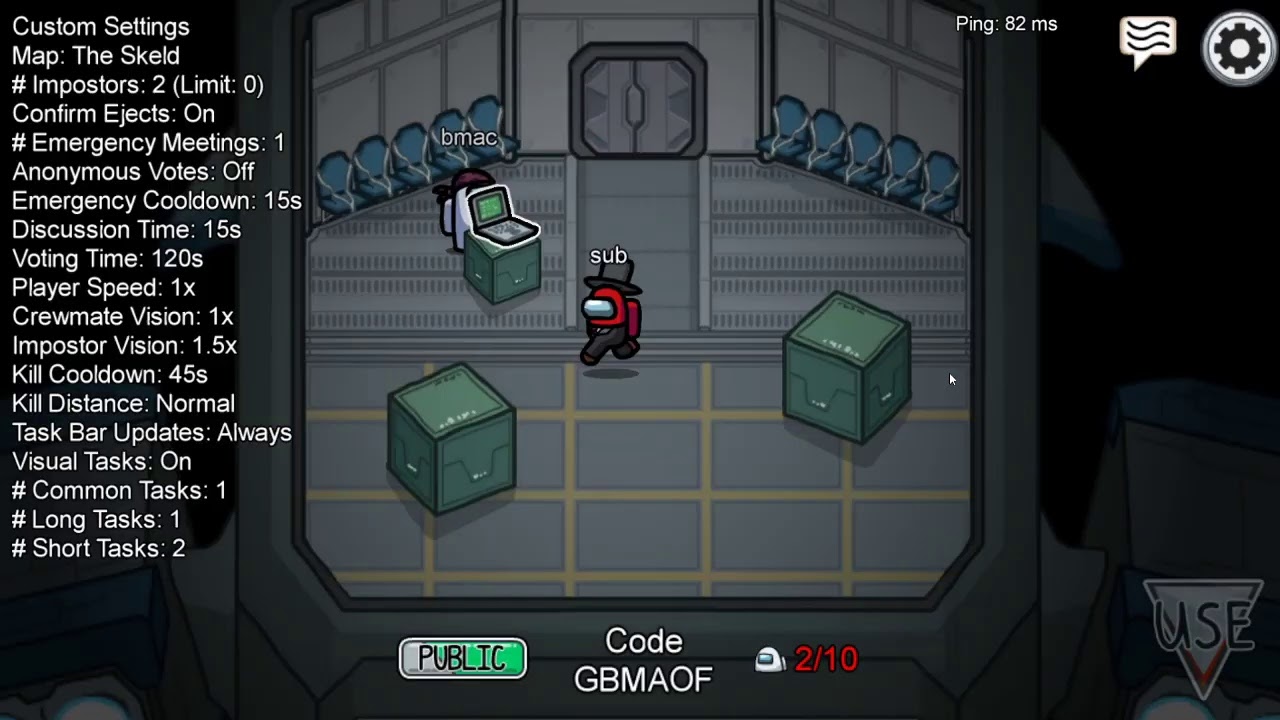 PLAYING AMONG US with bad spelling!!! - YouTube