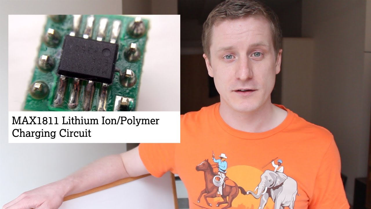 MAX1811 Lithium Polymer (LiPo) or Lithium-ion (Li-ion) Charger - YouTube