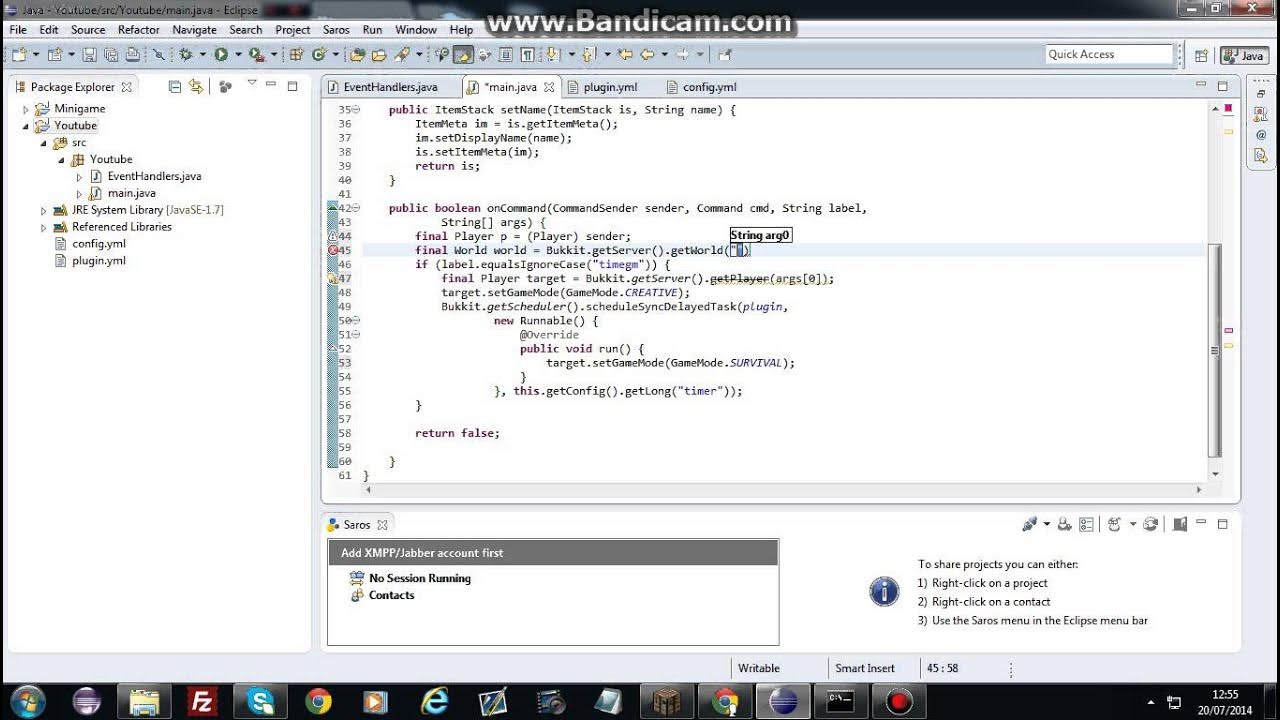 Welcome to Bukkit Programming: Episode 10 HUGE PROJECT - YouTube