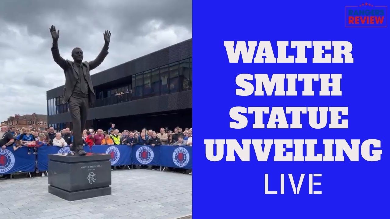 Walter Smith statue unveiling LIVE - YouTube