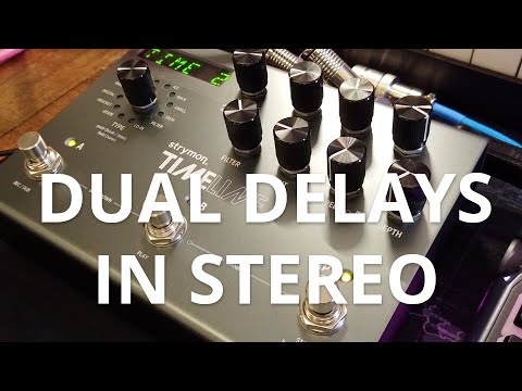 Dual Delays in stereo using a Strymon Timeline - YouTube