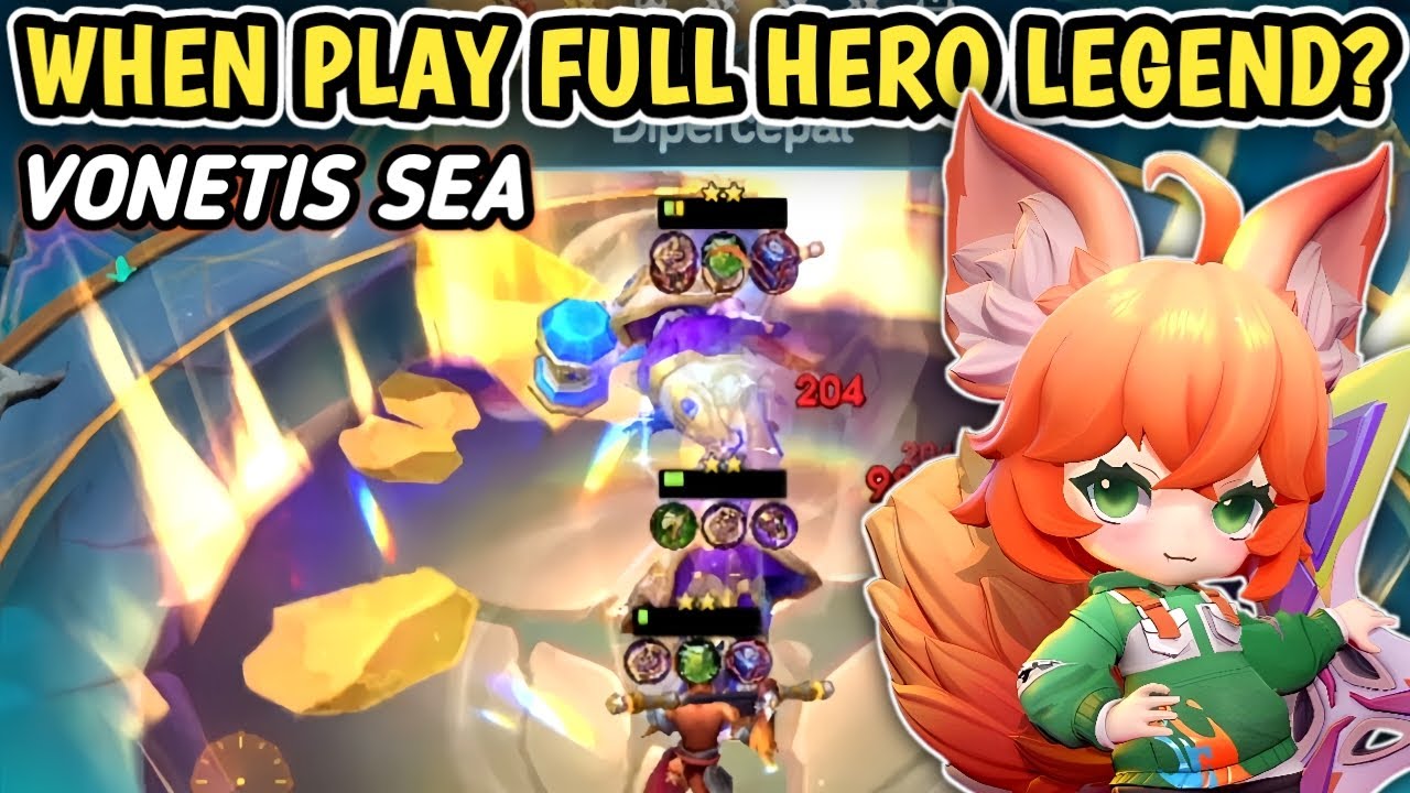 GIMANA KALO MAIN VONETIS SEA FULL HERO LEGEND? - YouTube