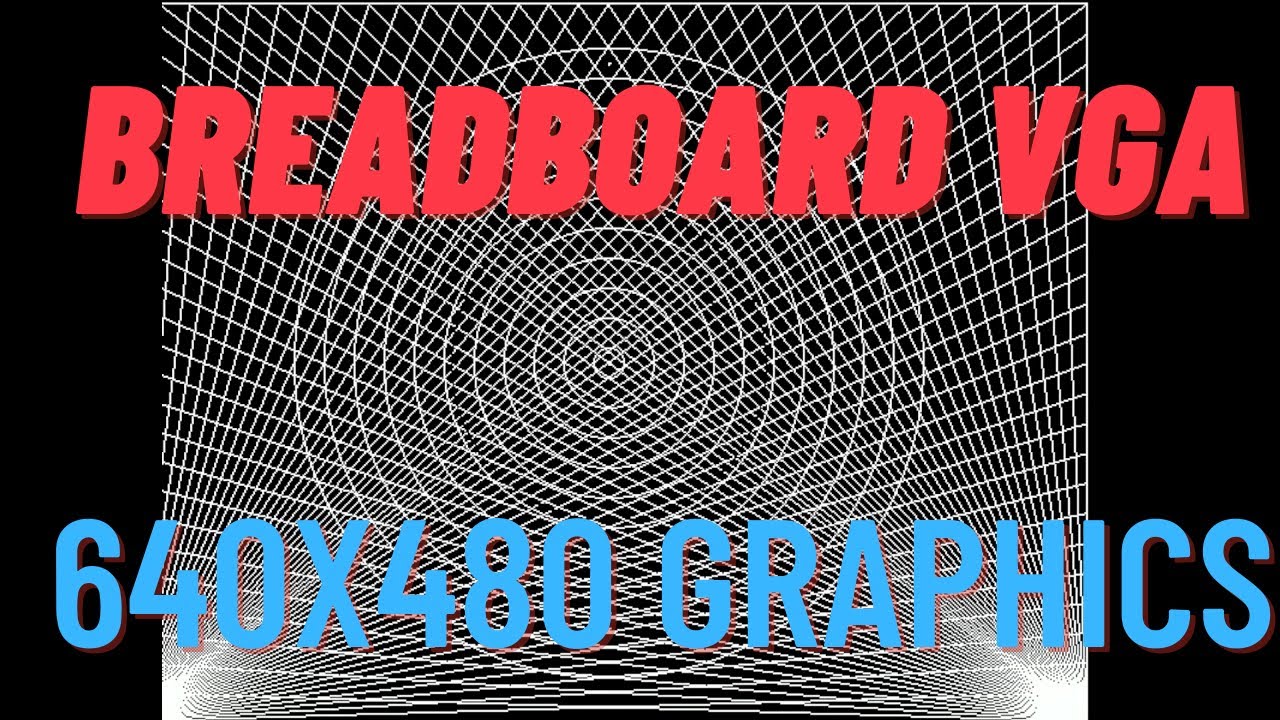 V11 640x480 Graphics - Breadboard VGA Controller Nanocomp 6809 8 Bit ...