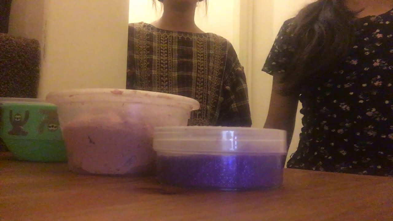 SLIME challenge with my friend😂 - YouTube