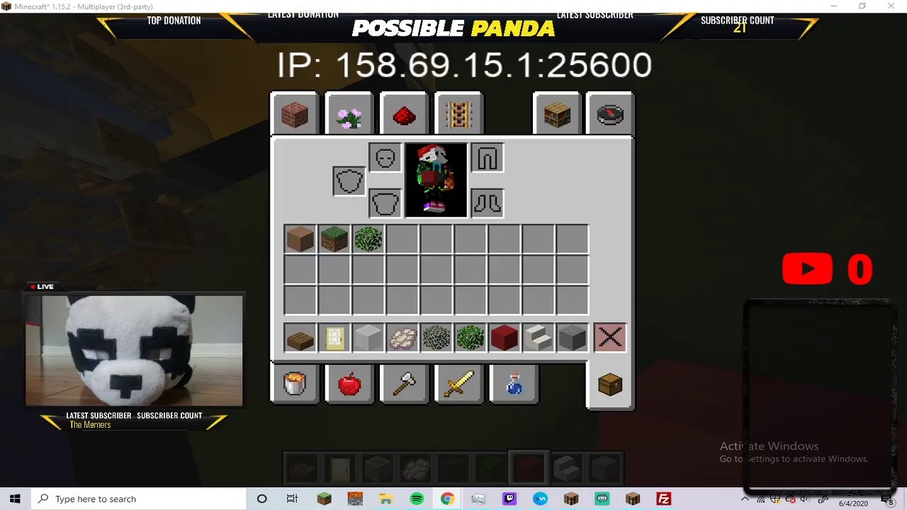 [LIVE] Panda SMP Episode: 1! + suvrer sutff - YouTube