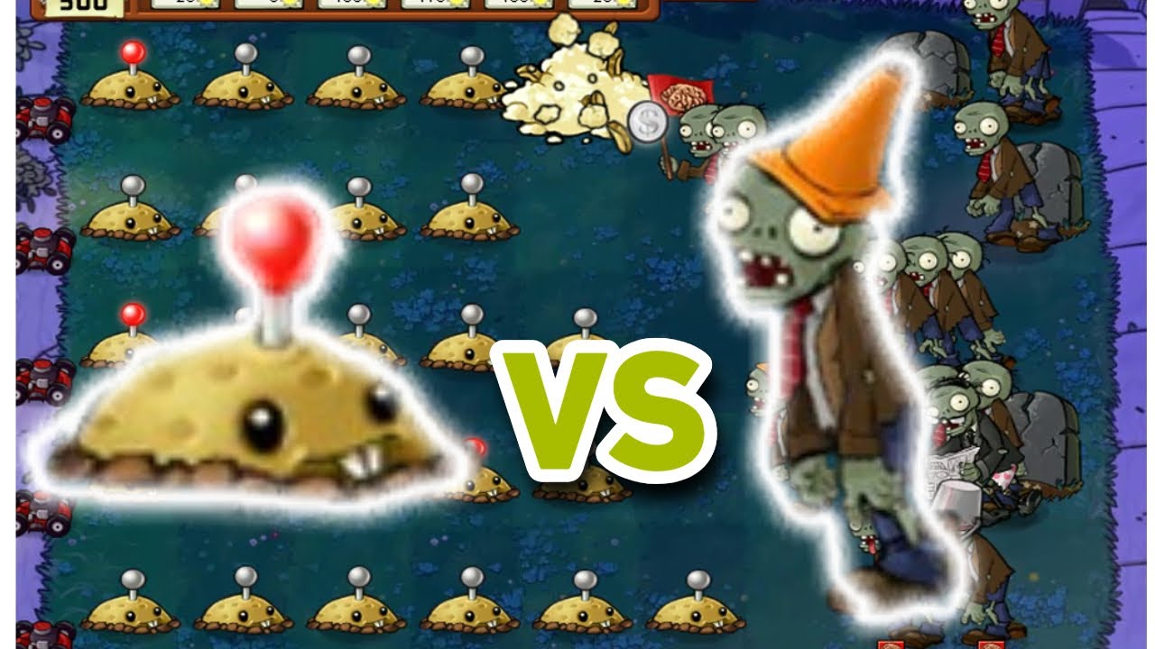 Plant vs Zombies , Zombie vs Potato Mine hacking a lot fun PvZ game ...