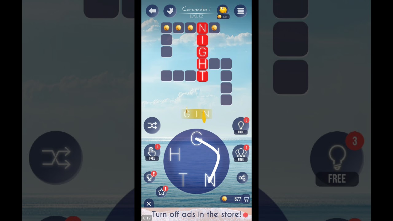 WORD BEACH LEVEL 132 ANSWERS - YouTube