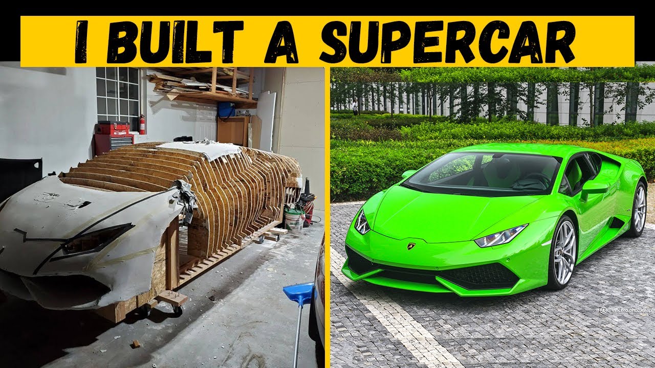 🔥🛠️ DIY Lamborghini Huracan LP610-4 Replica | Kit Car | Fiberglass Car ...