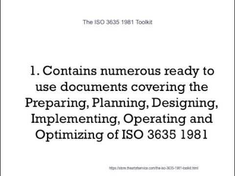 The ISO 3635 1981 Toolkit - YouTube