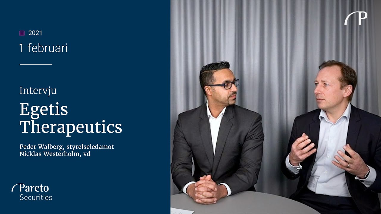Egetis Therapeutics: "Vi har startat en spännande resa" - YouTube
