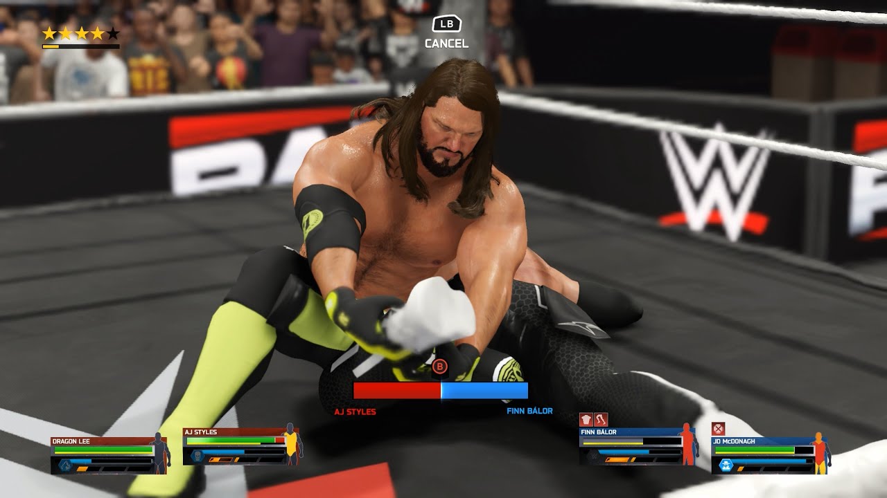 AJ Styles and Dragon Lee Vs Finn Balor and Jd Mcdonagh | Tag Team Match ...