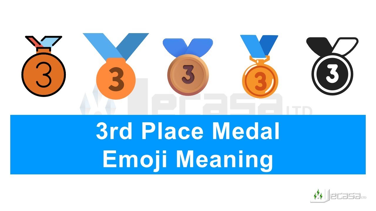 3rd Place Medal Emoji 🥉 Meaning | Learning Emojis - YouTube