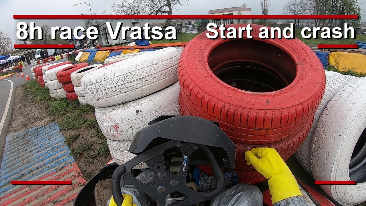 Death Race - Start, crash, pit and a lot of overtaking 8h Vratsa 9. 4 ...