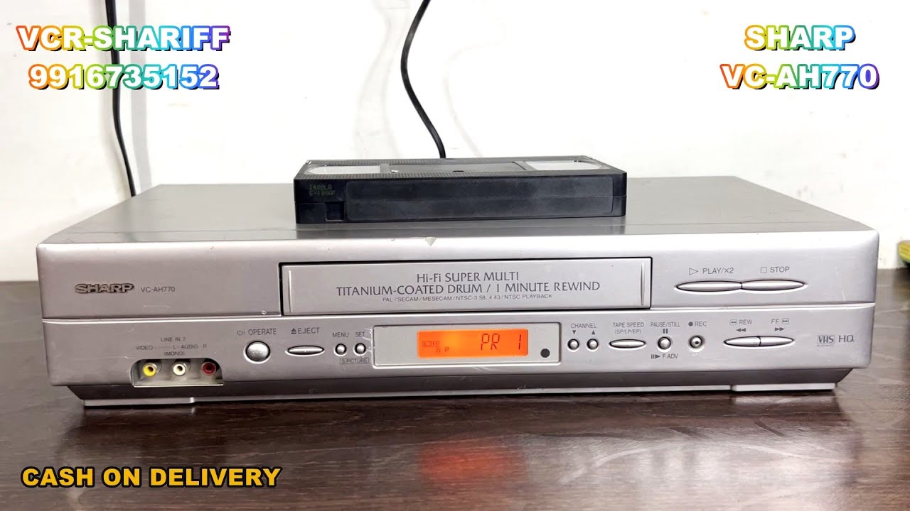 #SHARP VC-AH770 SOLD OUT FROM BANGALORE TO CHENNAI - YouTube