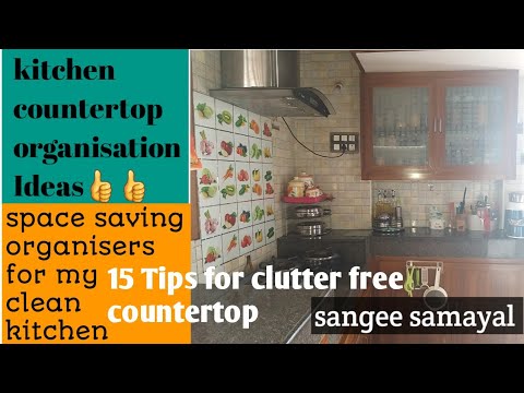 My Kitchen Countertop Organization Ideas👍//How to organise for clutter ...