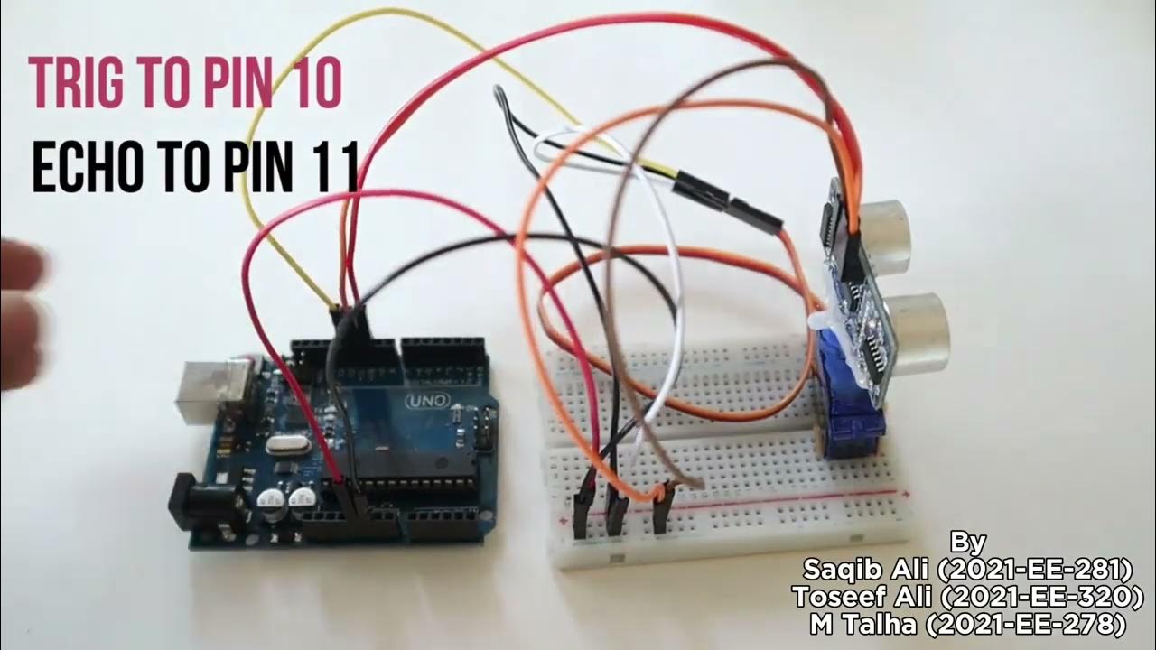 DIY Ultrasonic Radar using Arduino by Saqib, Toseef and M Talha ...