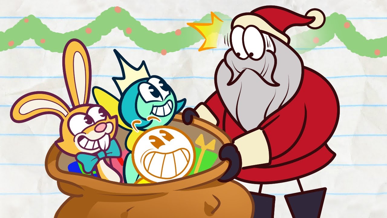 "All I Want for Christmas Is a Feud" | Pencilmation Cartoons! - YouTube