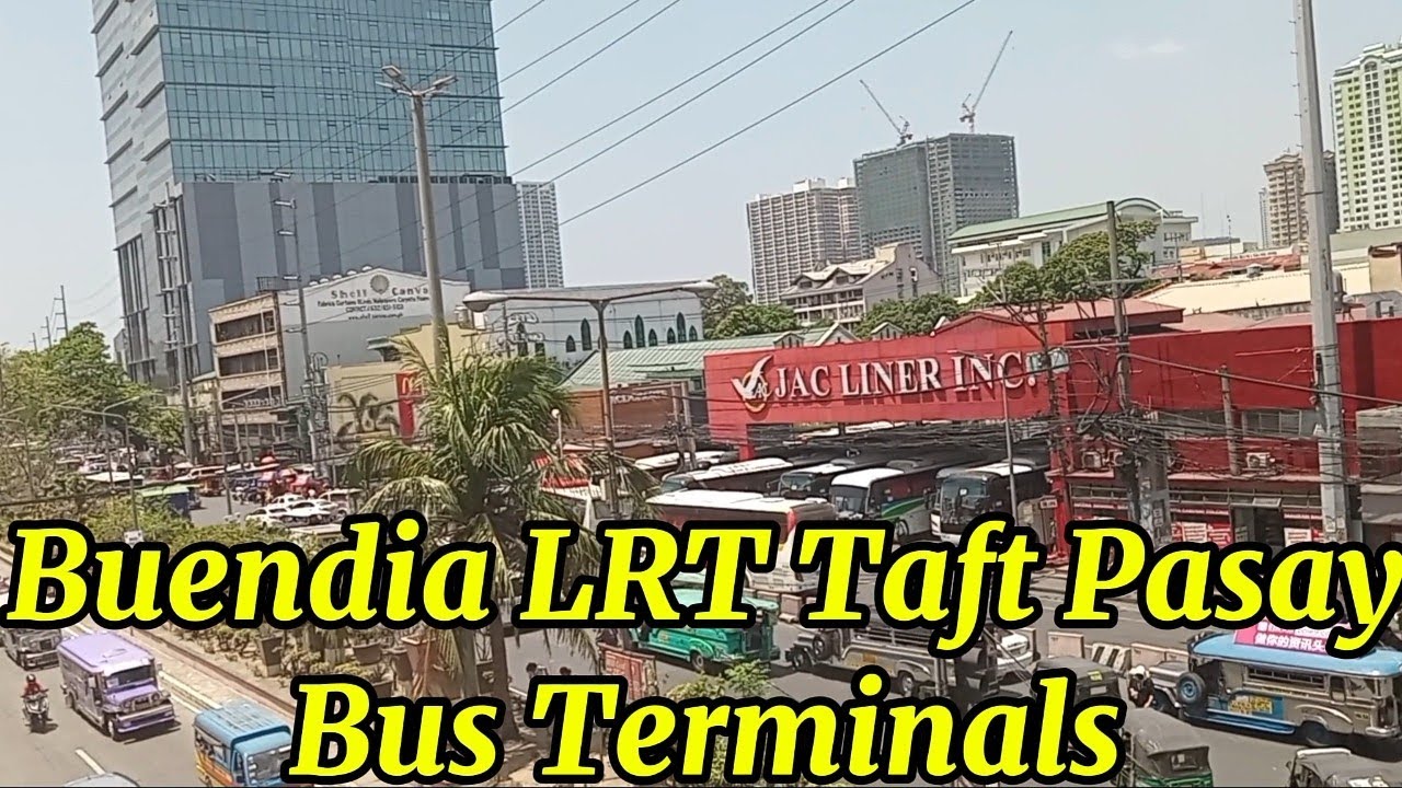 Buendia LRT Taft Pasay Bus Terminals - YouTube