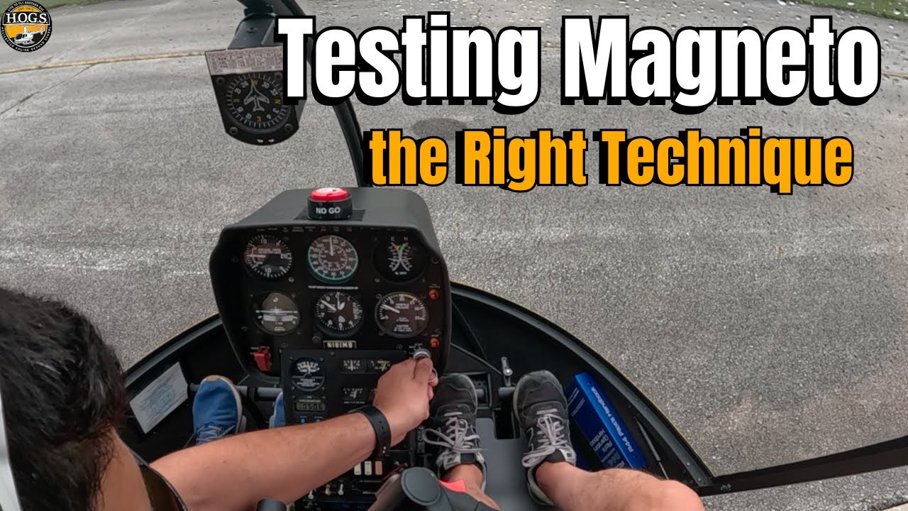 Magneto Check: Start with the Right Technique - YouTube