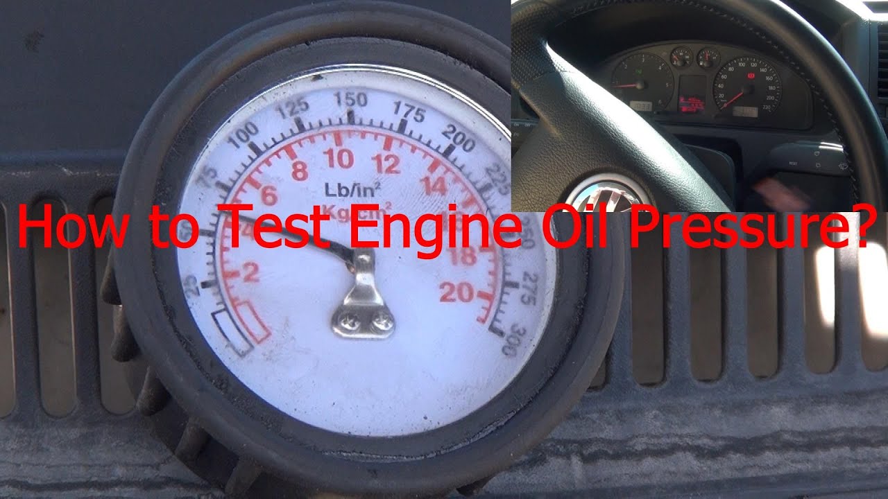 How to Test Engine Oil Pressure? How To Check Oil Pressure? - YouTube
