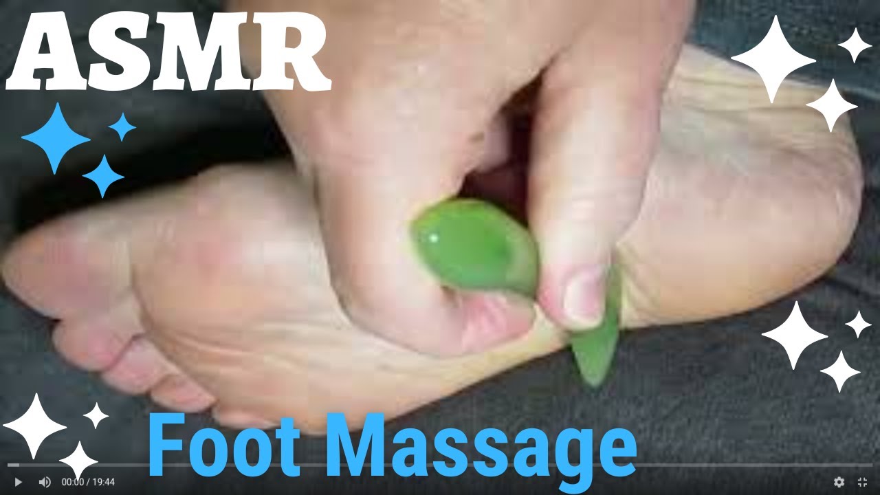 Great ASMR Foot Massage For Rest and Relaxation - YouTube