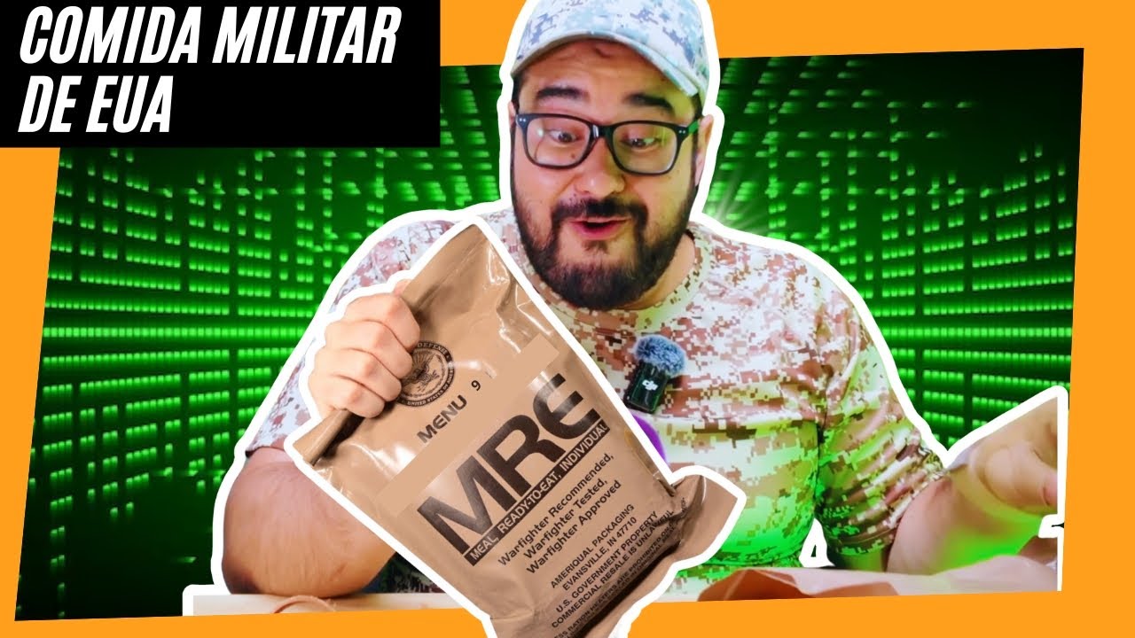 🚨Probando COMIDA MILITAR de ESTADOS UNIDOS | MRE Menu 09 | Veamos Qué ...