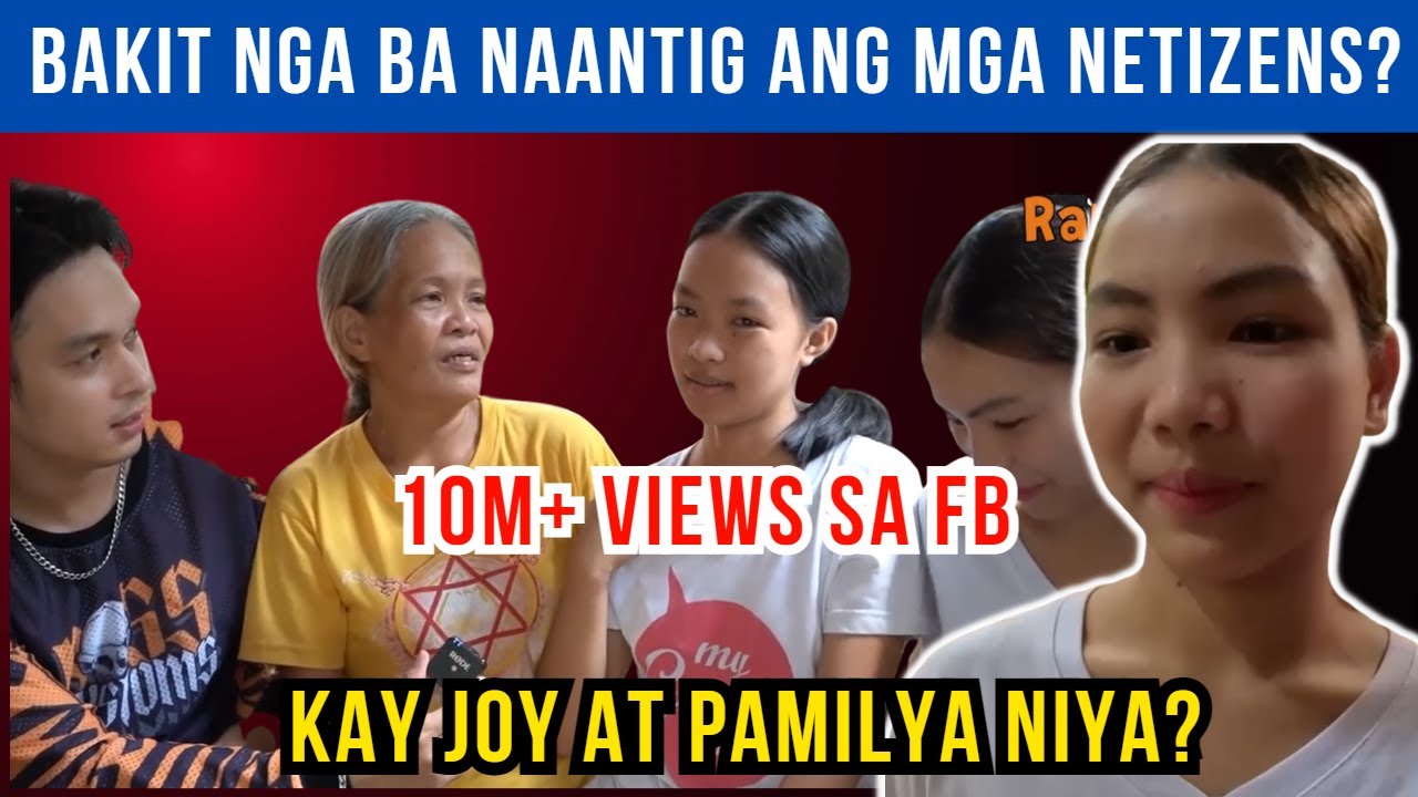 BAKIT NGA BA SOBRANG NAANTIG ANG MGA NETIZENS KAY JOY AT PAMILYA NIYA ...