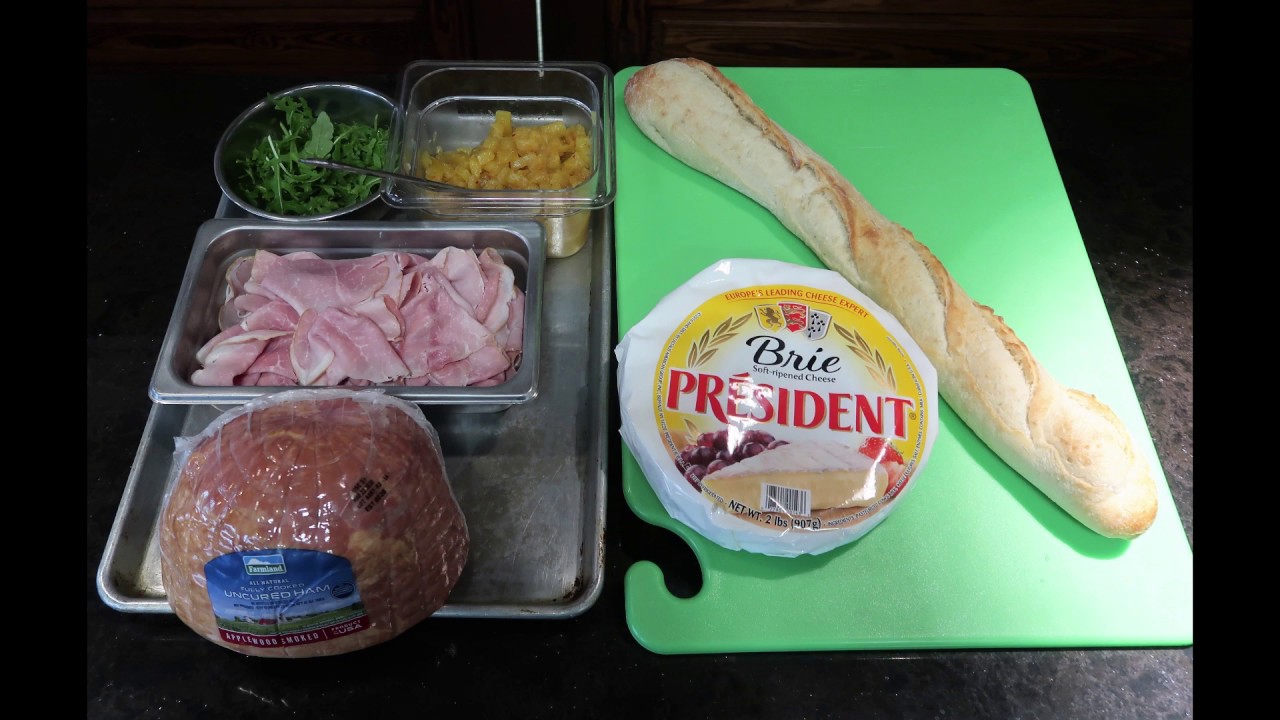 Cooking with FoodPRO - Ham & Brie Sandwich - YouTube