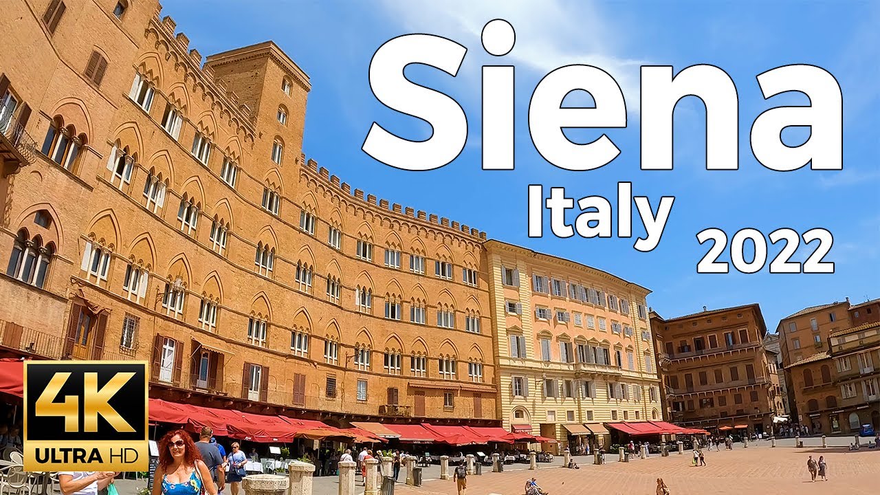 Siena 2022, Italy Walking Tour (4k Ultra HD 60 fps) - With Captions ...