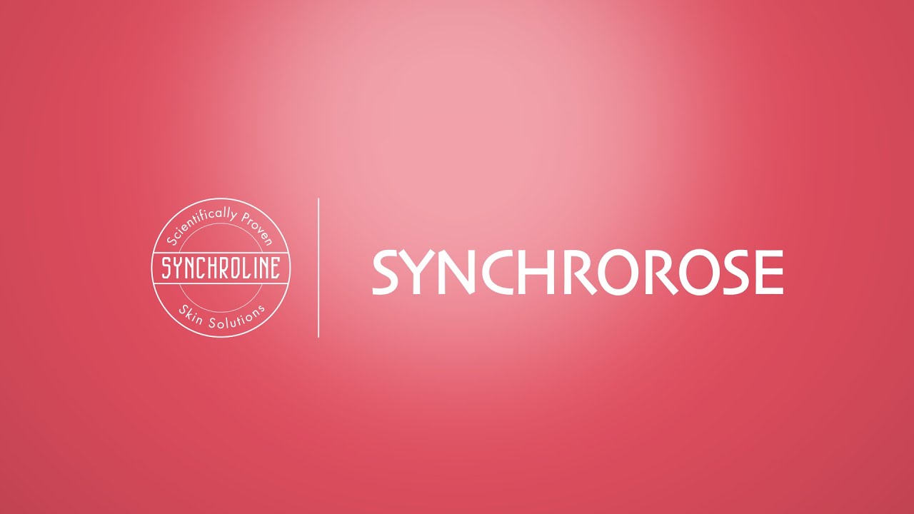 SYNCHROSE | SYNCHROLINE - Scientific solution to temporary and permanent redness - YouTube