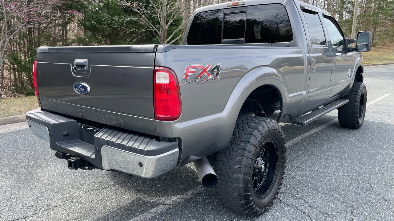 Full 5” exhaust! Lifted turbo diesel 6.7 Powerstroke REV! Volume up ...