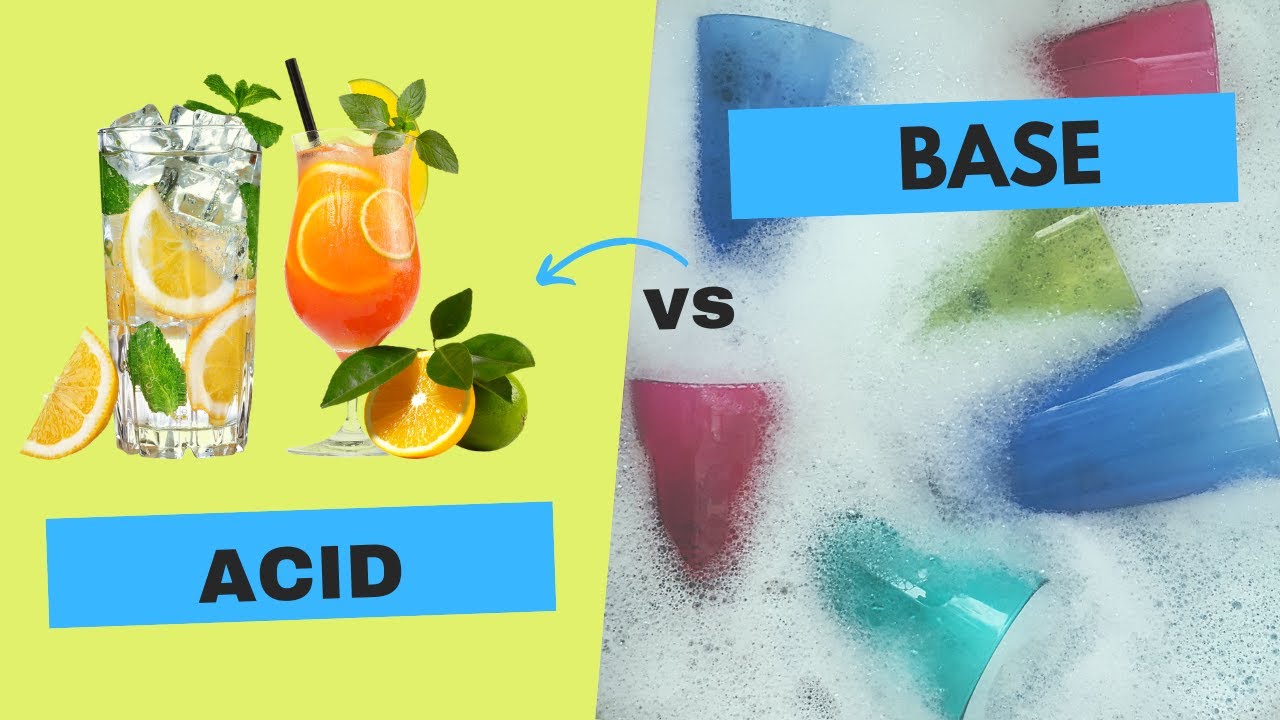 What is the difference between an acid and a base in chemistry? - YouTube