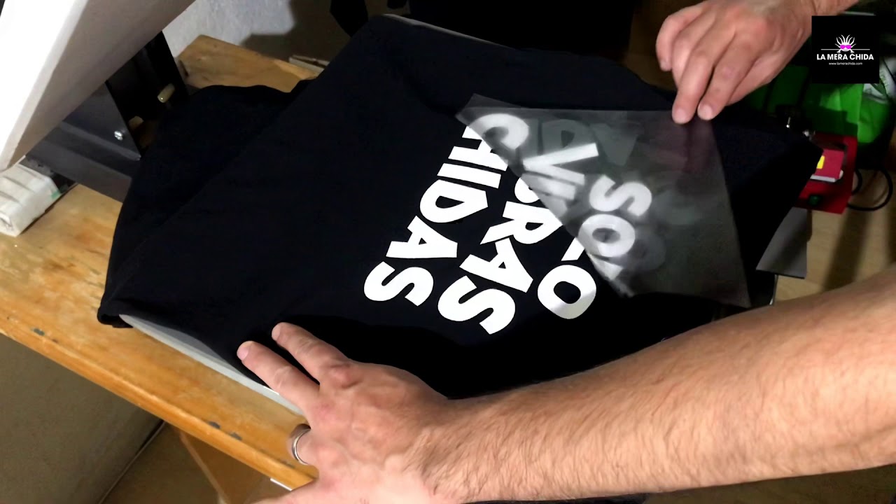 Estampando a 7 colores con vinil textil de detalle. - YouTube