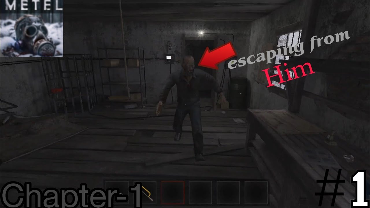 Escaping from A Psycho!!!. Metel Horror game chapter-1 - YouTube